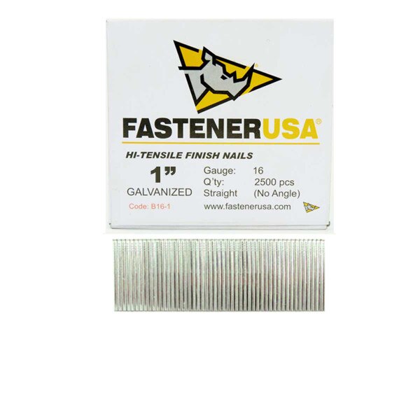 1" FINISH NAILS 16GA GALV 2,500ct | B16-1
