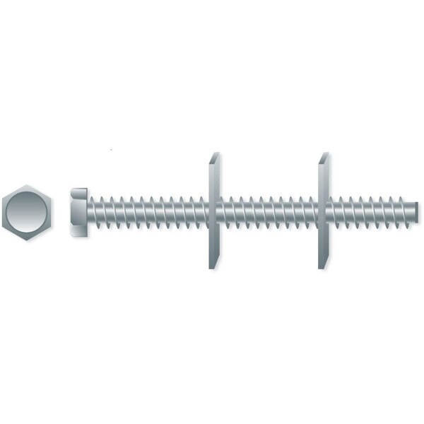 1/4 x 3-1/2" ZINC PLATED DRAW BOLT JOINT FASTENER 500ct Box | FastenerUSA