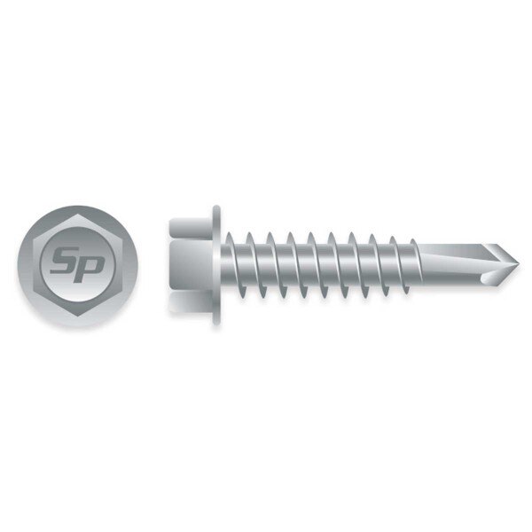 #10 x 1" HWH STRONG-SHIELD COATED SELF-DRILLING SCREWS 5M Box | FastenerUSA