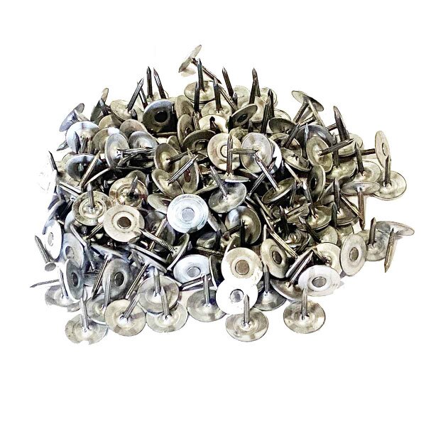 3" x 8GA FLUTED MASONRY CAP NAILS 25lb | MRC-3