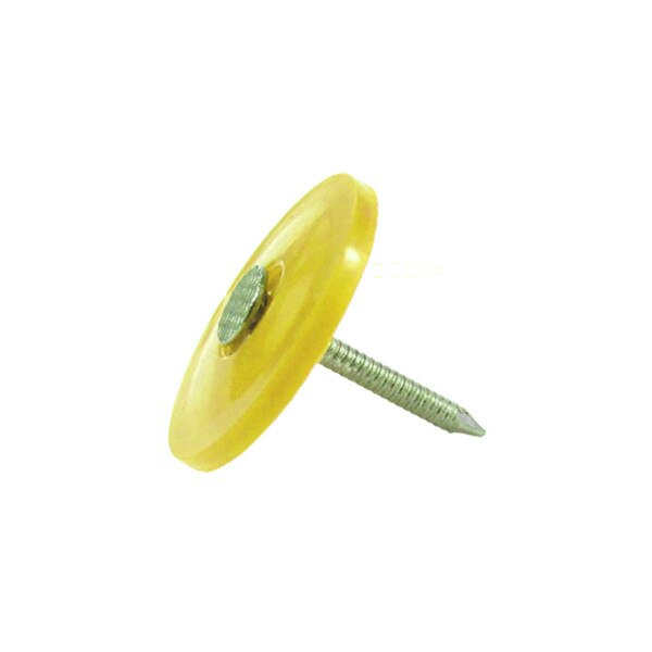 1" x 12-GAUGE RING 304 STAINLESS STEEL PLASTIC CAP NAILS 2M ProPak ...