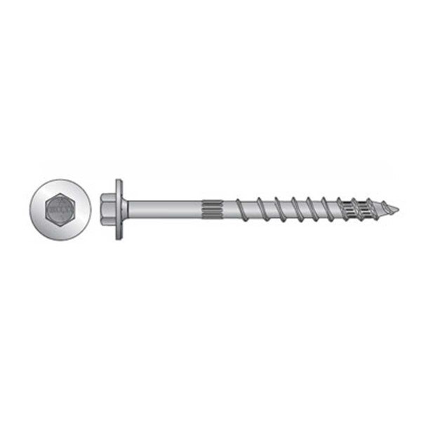 0.276" x 6" SDWH TIMBER-HEX HDG Screws Hot Dip Galvanized 150ct ...